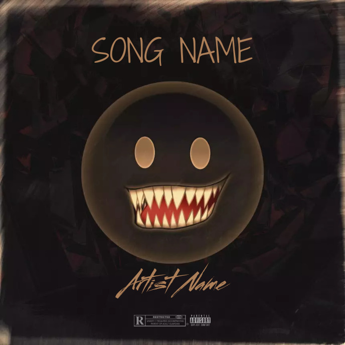 Simple Album Cover music art trap mixtape rap | PosterMyWall