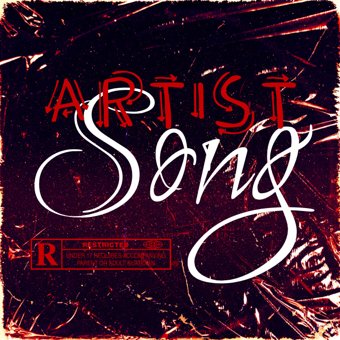 Simple Album Cover music art trap mixtape rap Template | PosterMyWall