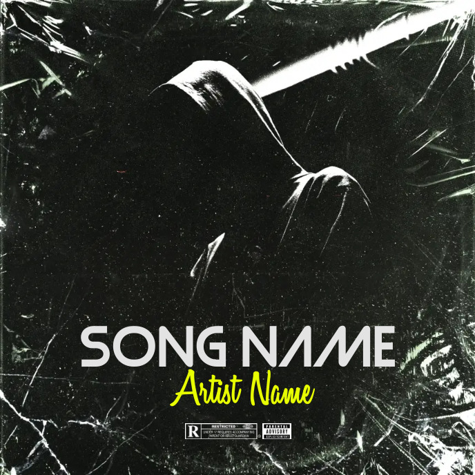 Simple Album Cover music art trap mixtape rap Template | PosterMyWall