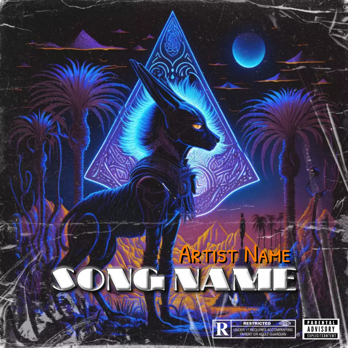 Simple Album Cover music art trap mixtape rap Templat | PosterMyWall