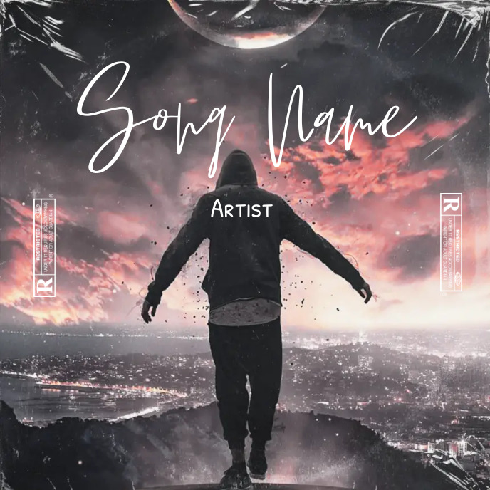 Simple Album Cover music art trap mixtape rap Template | PosterMyWall