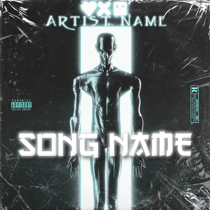 Simple Album Cover music art trap mixtape rap Template | PosterMyWall