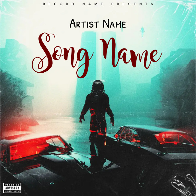 Simple Album Cover music art trap mixtape rap Template | PosterMyWall