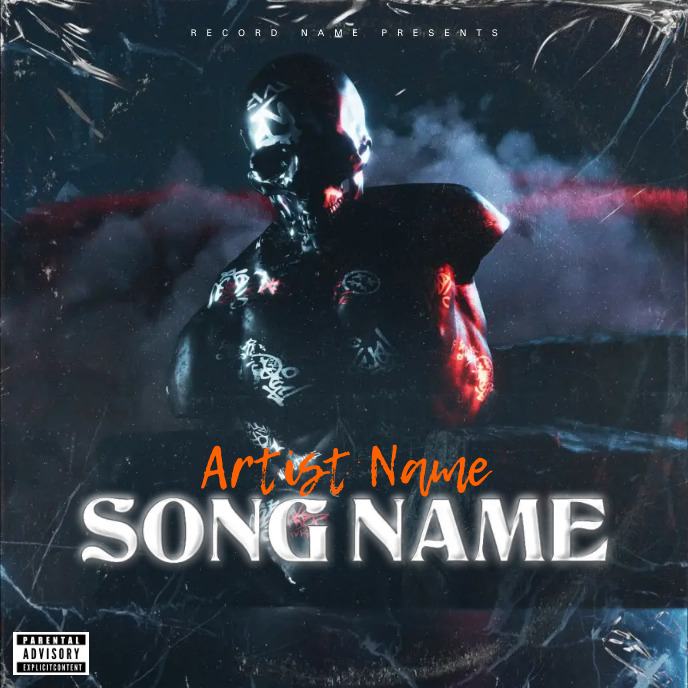 Simple Album Cover music art trap mixtape rap Template | PosterMyWall