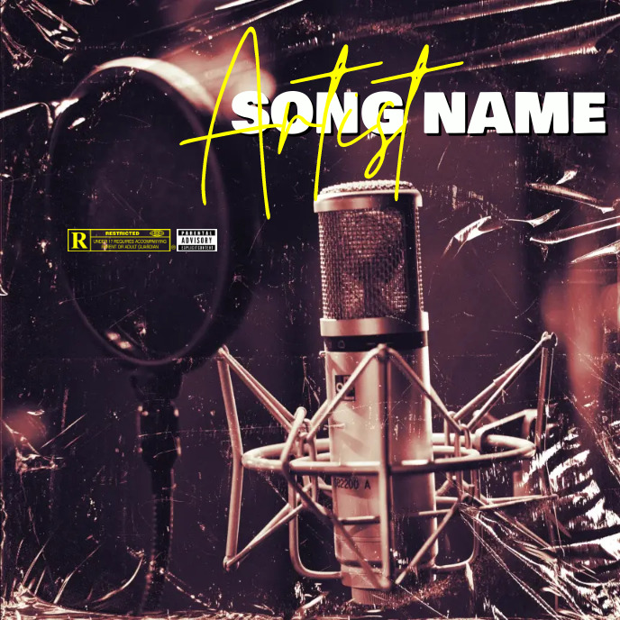 Simple Album Cover music art trap mixtape rap Template | PosterMyWall