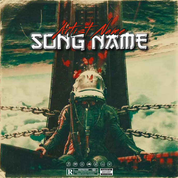 Simple Album Cover music art trap mixtape rap | PosterMyWall