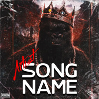 Simple Album Cover music art trap mixtape rap Template | PosterMyWall