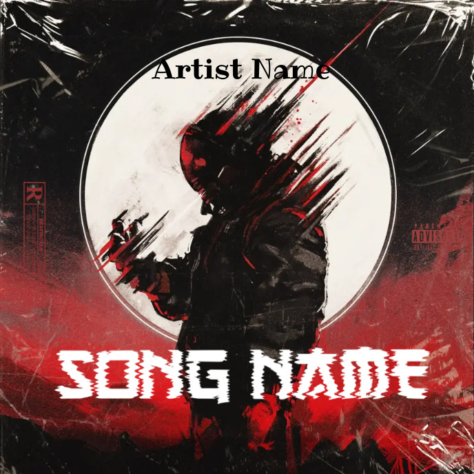 Simple Album Cover music art trap mixtape rap Template | PosterMyWall