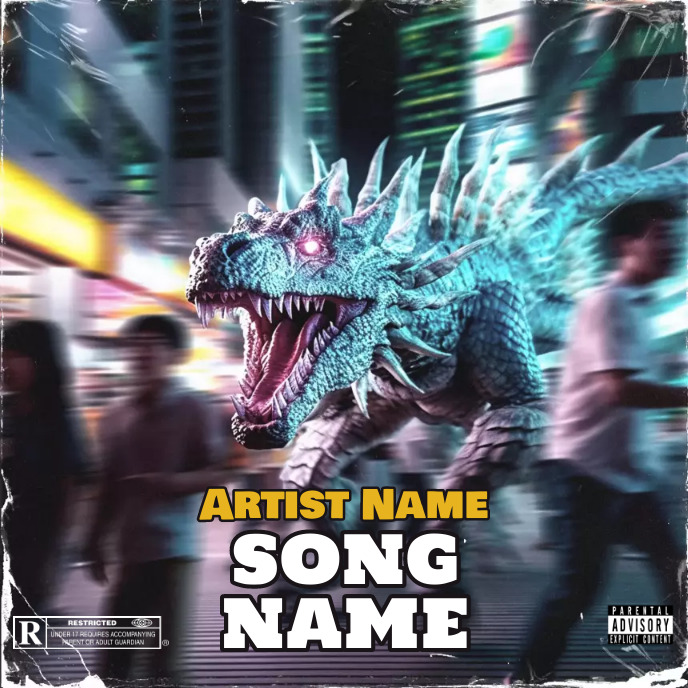 Simple Album Cover music art trap mixtape rap | PosterMyWall