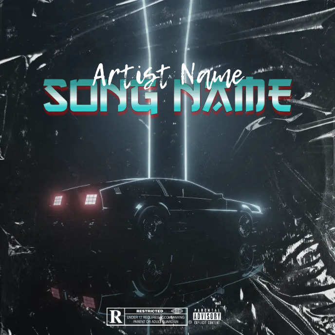 Simple Album Cover music art trap mixtape rap Template | PosterMyWall
