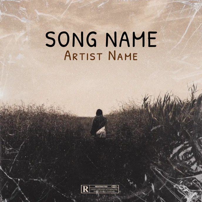 Simple Album Cover music art trap mixtape rap | PosterMyWall