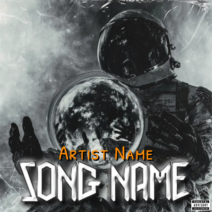 Simple Album Cover music art trap mixtape rap Template | PosterMyWall