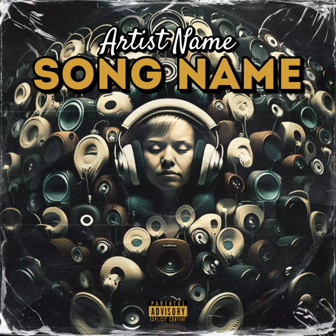 Simple Album Cover music art trap mixtape rap Template | PosterMyWall