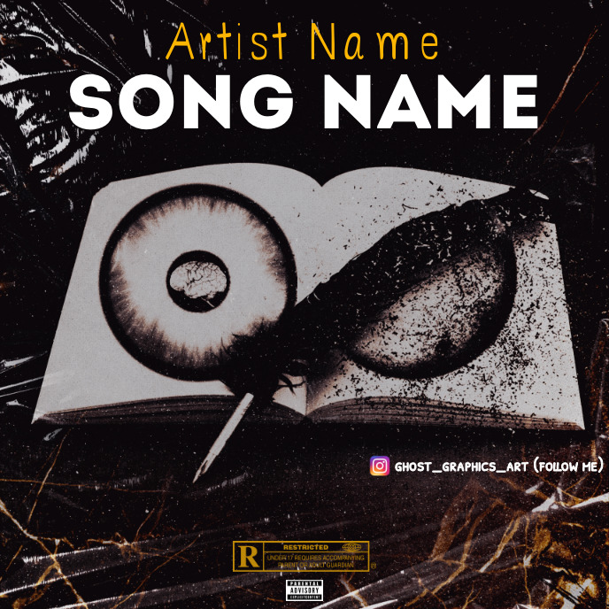 Simple Album Cover music art trap mixtape rap Template | PosterMyWall