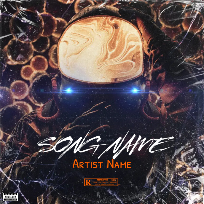 Modèle Simple Pochette D'album Musique Art Piège Mixtape Rap | PosterMyWall