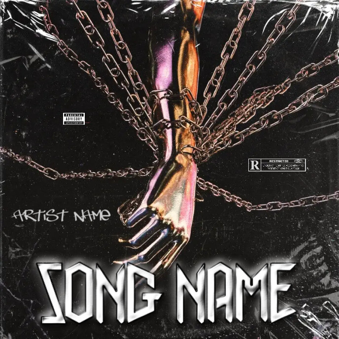 Simple Album Cover music art trap mixtape rap | PosterMyWall