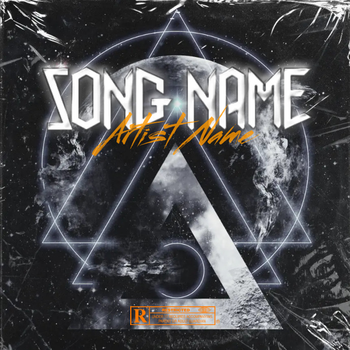 Simple Album Cover music art trap mixtape rap Template | PosterMyWall