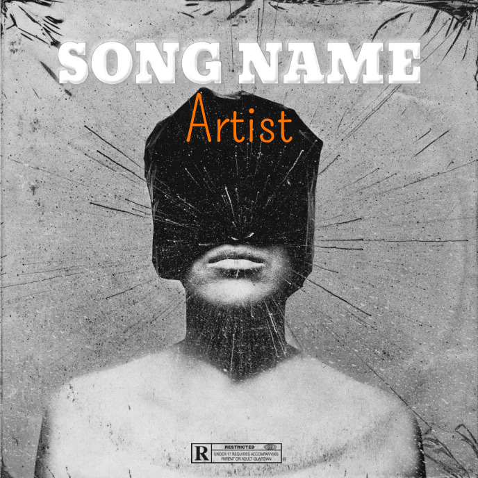 Simple Album Cover music art trap mixtape rap Template | PosterMyWall