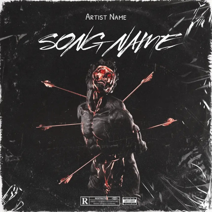 Simple Album Cover music art trap mixtape rap | PosterMyWall