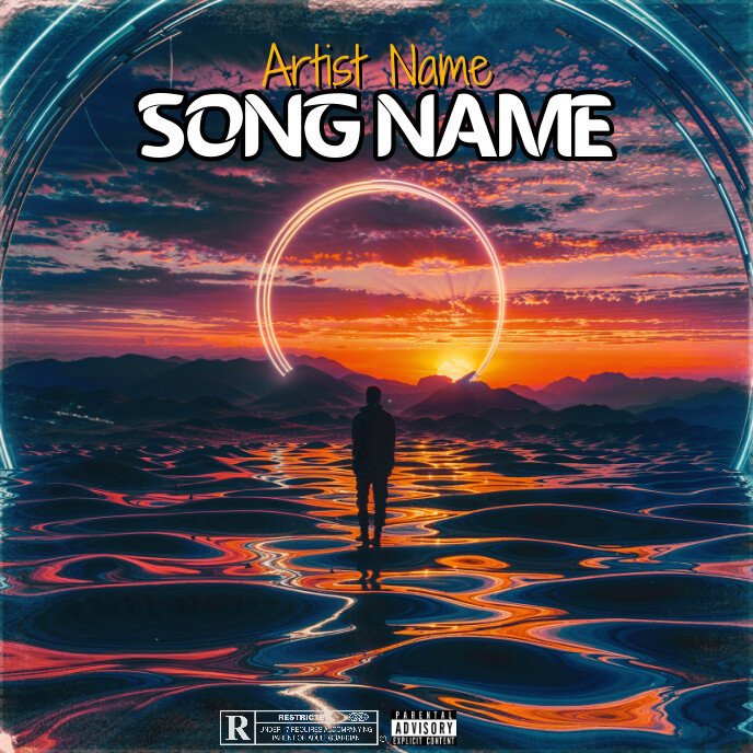 Simple Album Cover music art trap mixtape rap Template | PosterMyWall