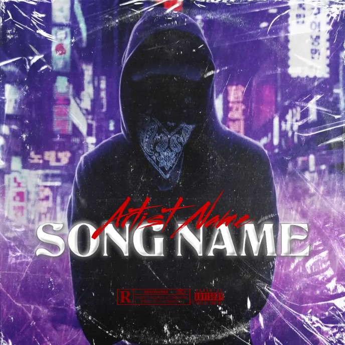 Simple Album Cover music art trap mixtape rap Template | PosterMyWall