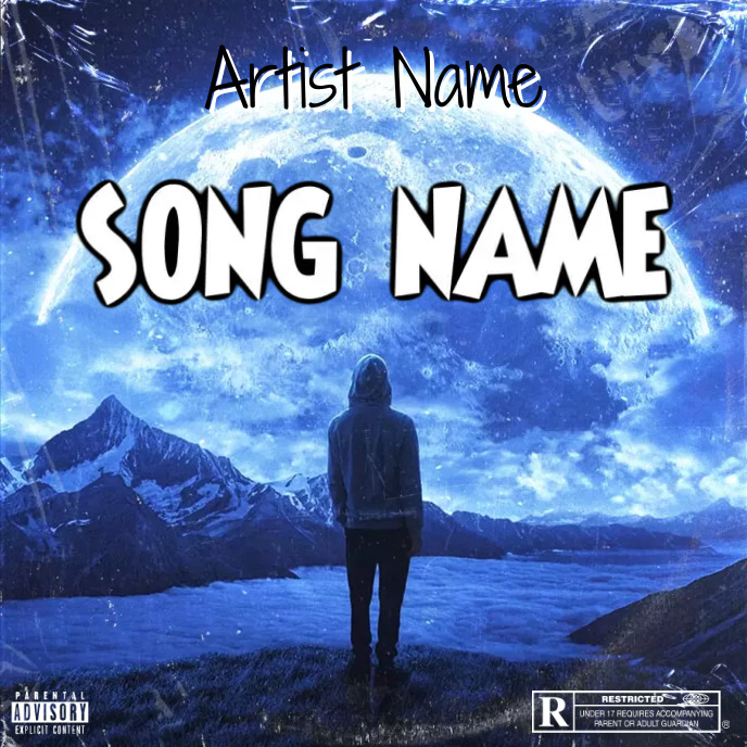 Simple Album Cover music art trap mixtape rap Template | PosterMyWall