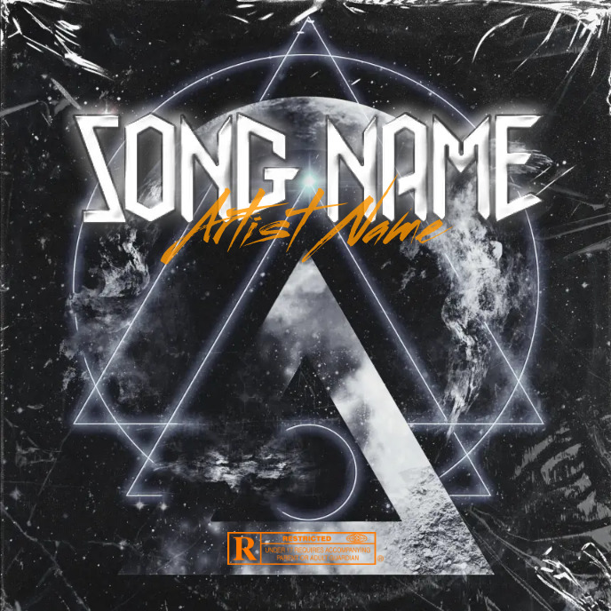 Simple Album Cover music art trap mixtape rap Template | PosterMyWall