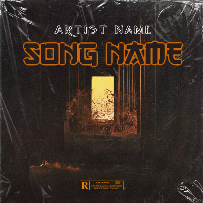 Simple Album Cover music art trap mixtape rap Template | PosterMyWall