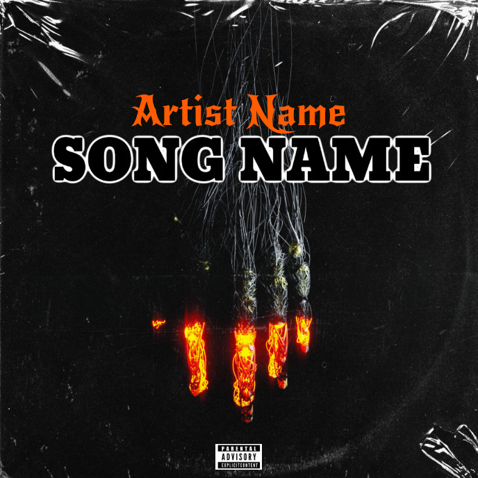 Copy of Simple Album Cover music art trap mixtape rap | PosterMyWall