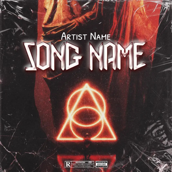 Simple Album Cover music art trap mixtape rap Template | PosterMyWall