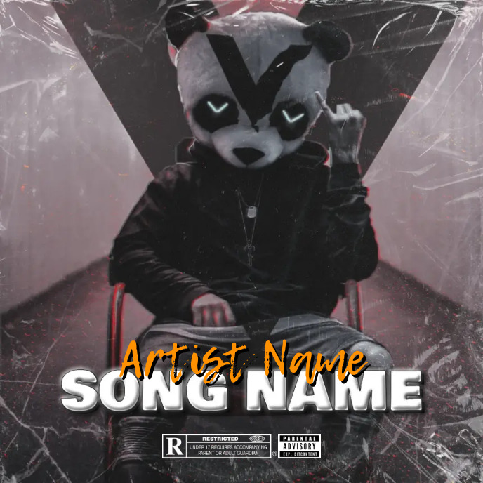 Simple Album Cover music art trap mixtape rap Template | PosterMyWall