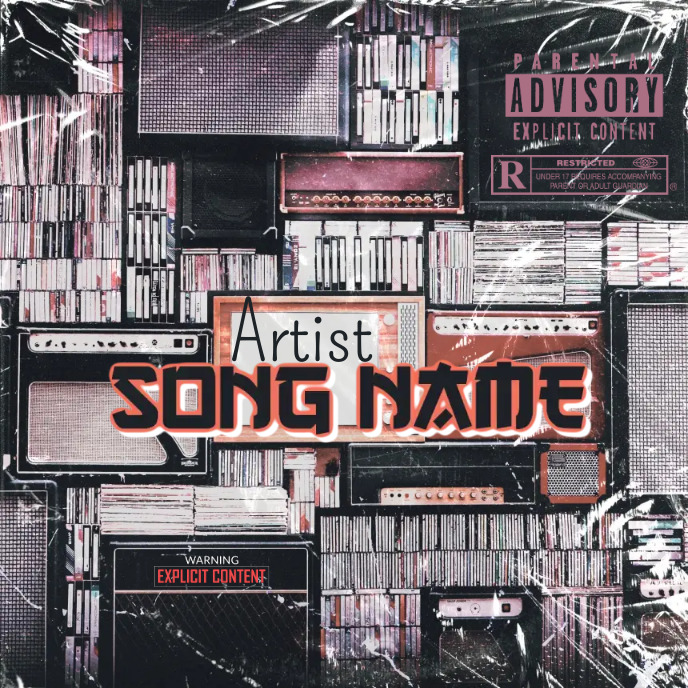 Simple Album Cover music art trap mixtape rap | PosterMyWall