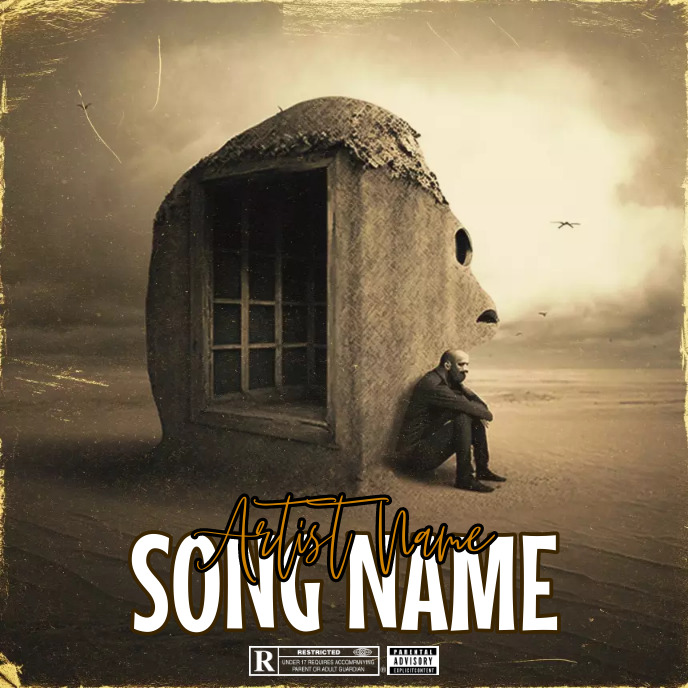 Simple Album Cover music art trap mixtape rap Template | PosterMyWall