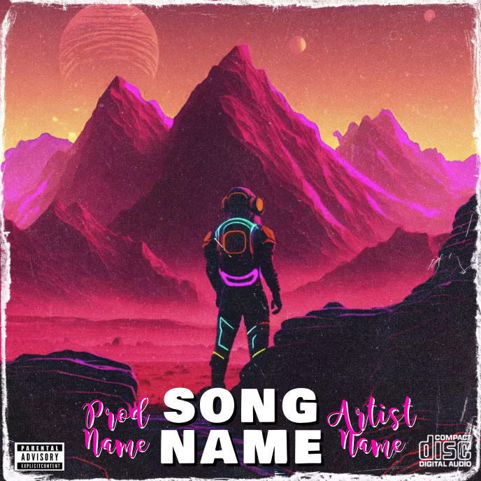 Simple Album Cover music art trap mixtape rap Template | PosterMyWall