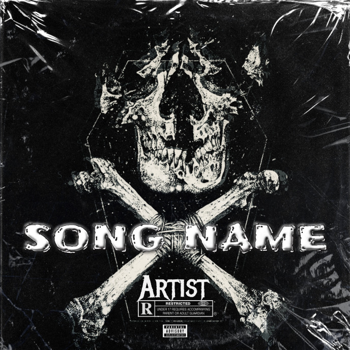 Modèle Simple Pochette D'album Musique Art Piège Mixtape Rap | PosterMyWall