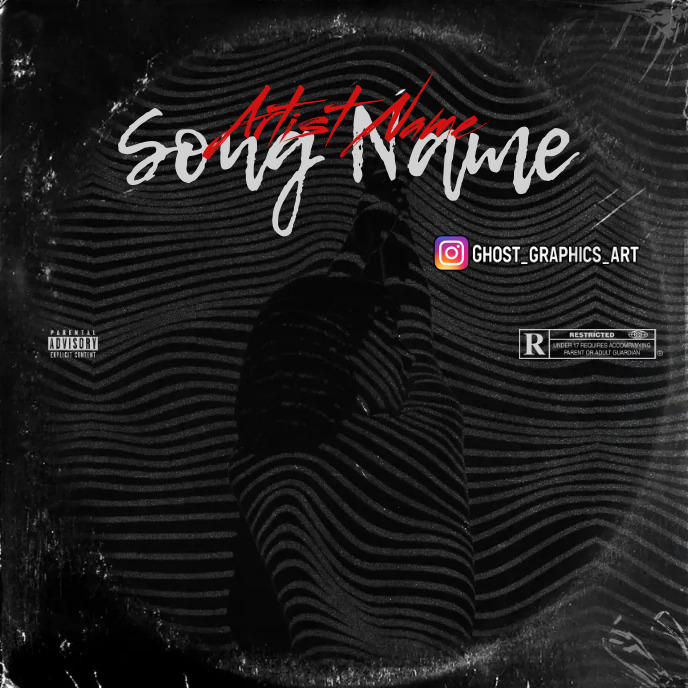 Simple Album Cover music art trap mixtape rap Template | PosterMyWall