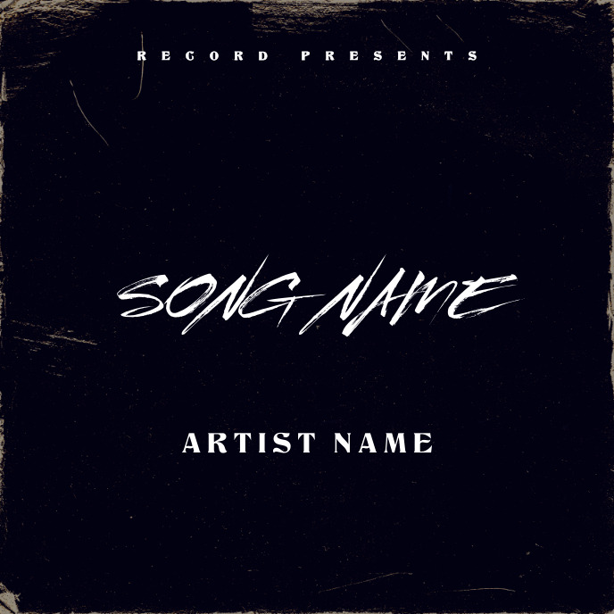 Simple Album Cover music art trap mixtape rap Template | PosterMyWall
