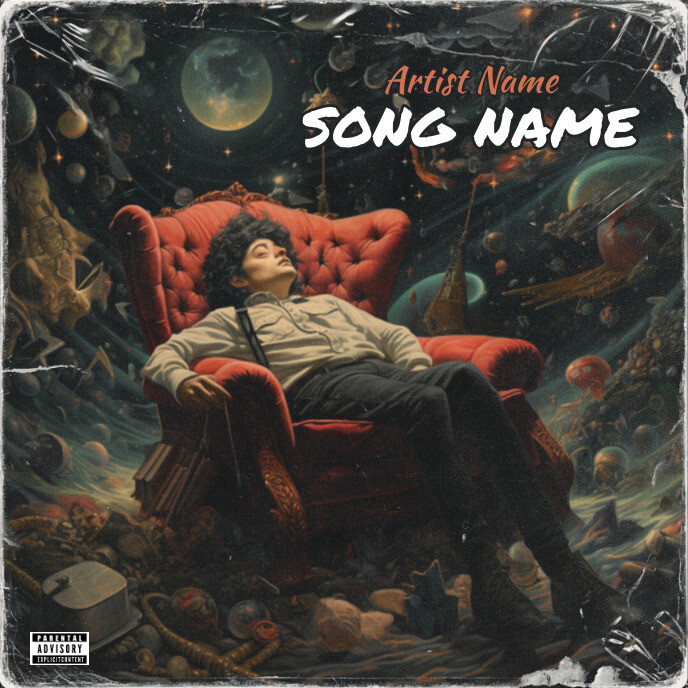 Simple Album Cover music art trap mixtape rap Template | PosterMyWall