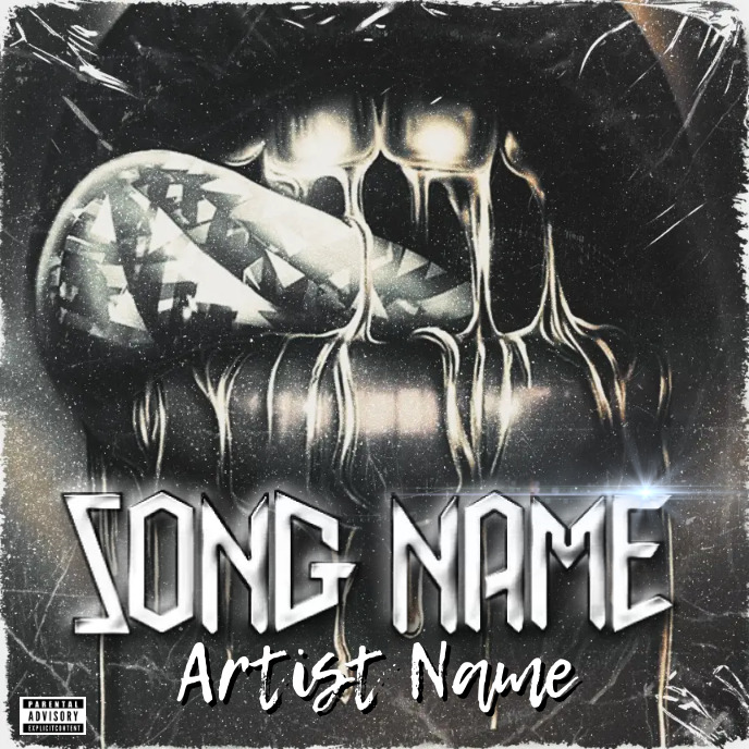 Simple Album Cover music art trap mixtape rap Template | PosterMyWall