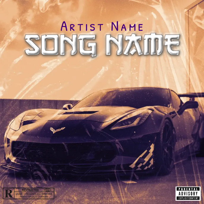 Simple Album Cover music art trap mixtape rap Template | PosterMyWall