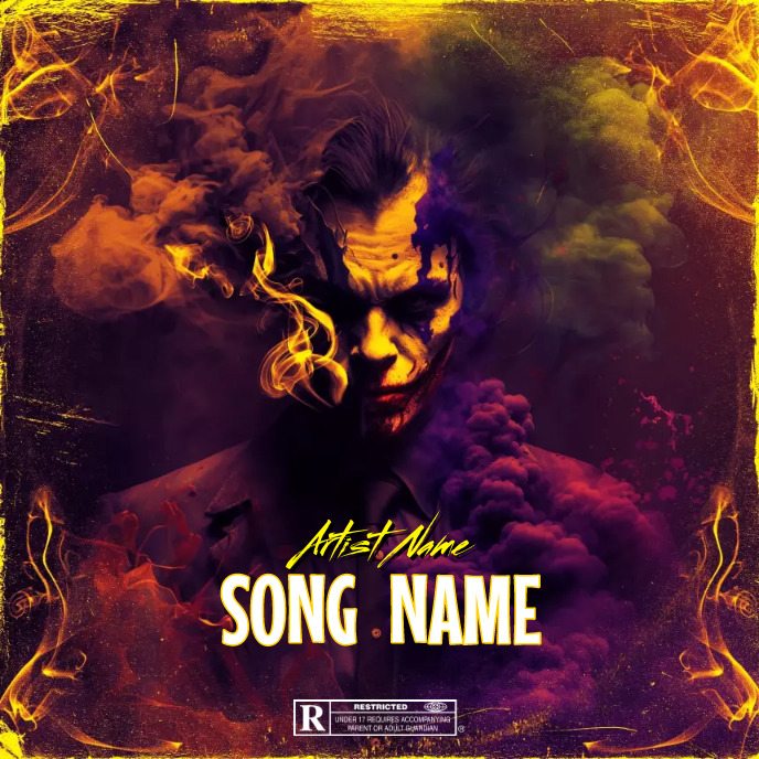 Simple Album Cover music art trap mixtape rap | PosterMyWall