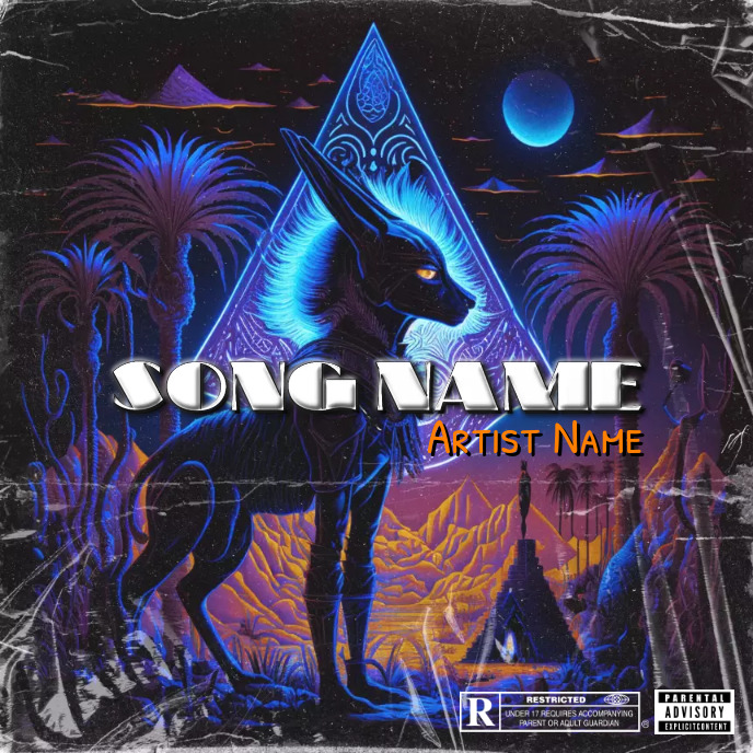 Simple Album Cover music art trap mixtape rap Template | PosterMyWall