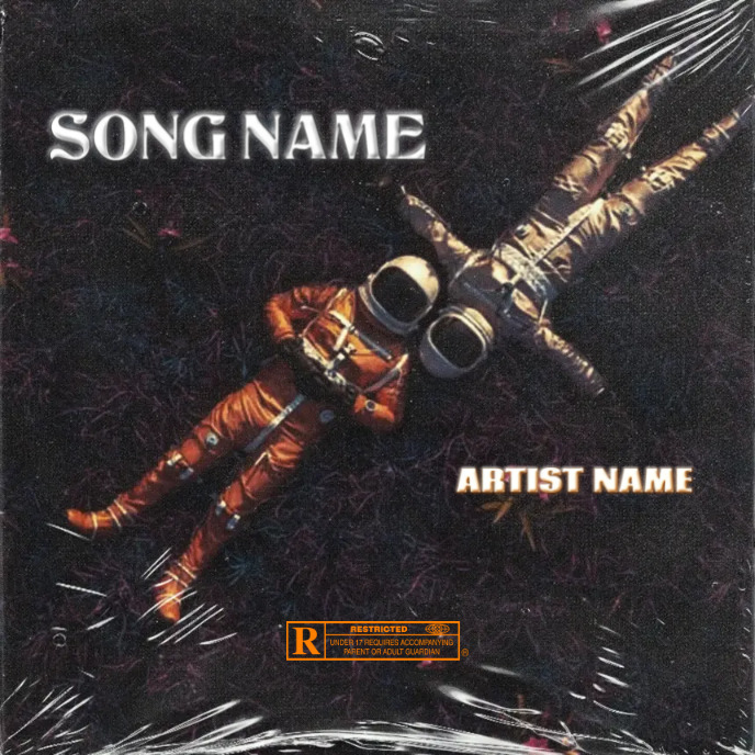 Simple Album Cover music art trap mixtape rap Template | PosterMyWall