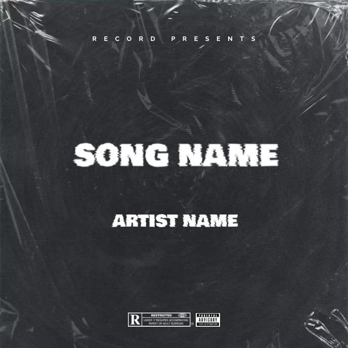 Simple Album Cover music art trap mixtape rap Template | PosterMyWall