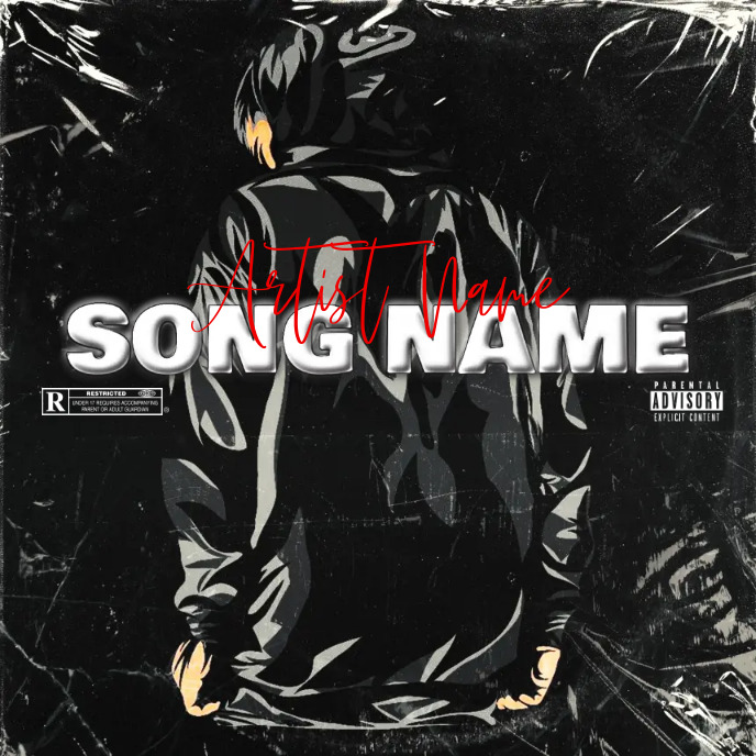 Simple Album Cover music art trap mixtape rap Template | PosterMyWall