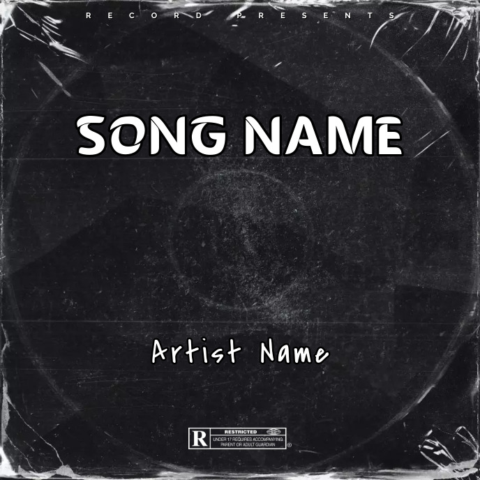 Simple Album Cover music art trap mixtape rap | PosterMyWall