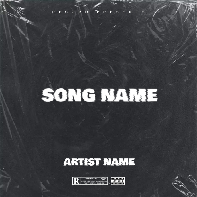 Simple Album Cover music art trap mixtape rap Template | PosterMyWall