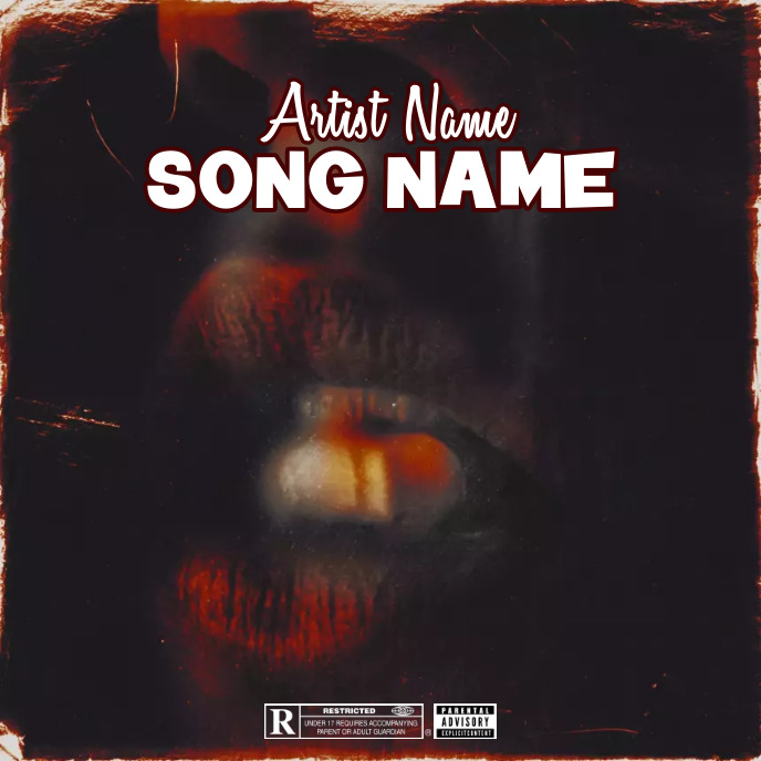 Simple Album Cover music art trap mixtape rap | PosterMyWall