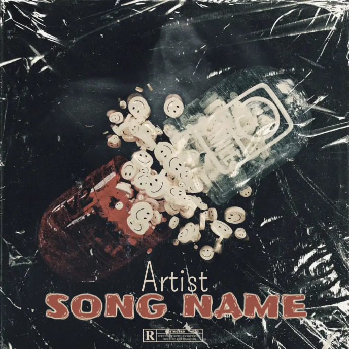 Simple Album Cover music art trap mixtape rap | PosterMyWall