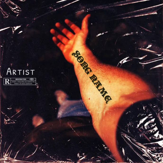 Copy of Simple Album Cover music art trap mixtape rap | PosterMyWall